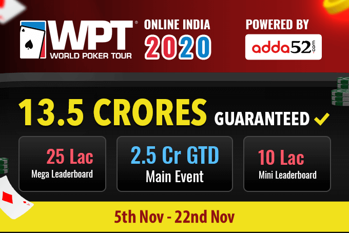 World Poker Tour Announces WPT India Online Series 2020