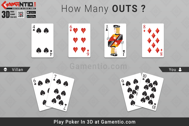Poker: How many outs do you have? - Play Online 3D Poker For Free on ...