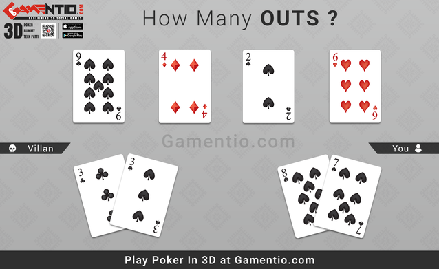 Poker: How many Outs do you have? - Play Online 3D Poker For Free on ...